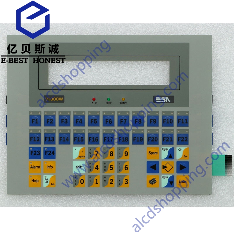 ESA VT300W VT300WA0000 Membrane Keypad Keyboard Switch,Membrane Keypad